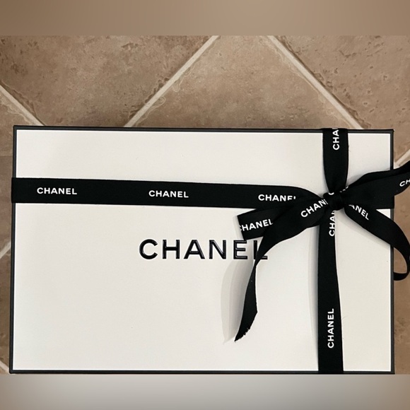 CHANEL | Other | Chanel Gift Box With Black Ribbon | Poshmark